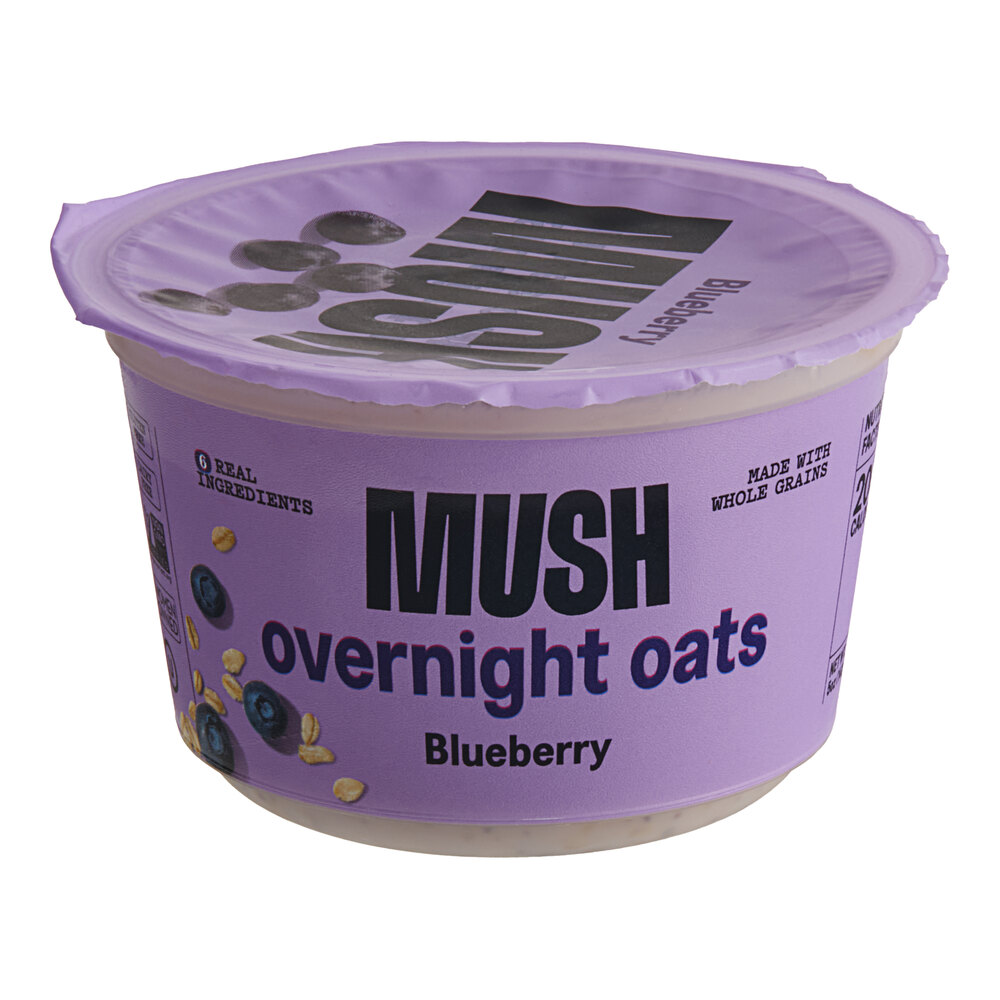MUSH Blueberry Overnight Oats 5 oz. - 8/Case