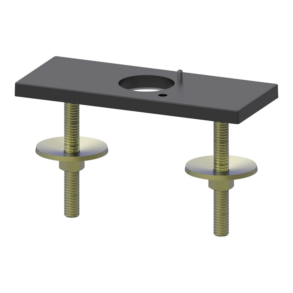 Delta Faucet 061305BL 4" Matte Black Rectangular Faucet Deck Plate for ...