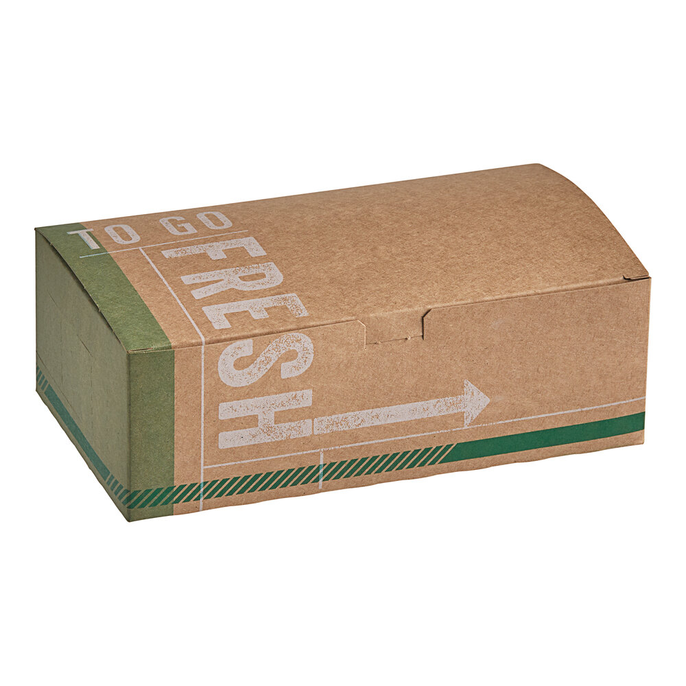 Inno-Pak To Go Fresh 9" x 5" x 3" Take-Out Dinner Box / Chicken Box ...