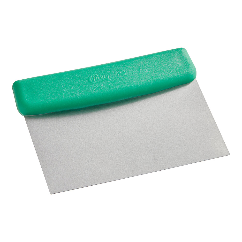 Choice 6 1/4" x 3" High Carbon Stainless Steel Dough Cutter / Bench ...