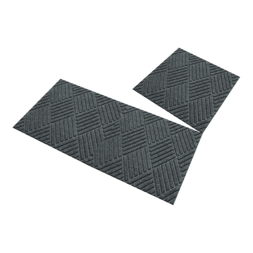 M+A Matting WaterHog Max 22187314000 18" x 18" Diamond Gray Ash Mat ...