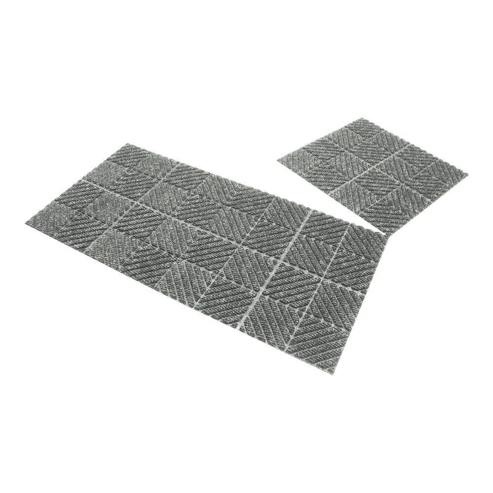 M+A Matting WaterHog Max 22177314000 18" x 18" Diagonal Gray Ash Mat ...