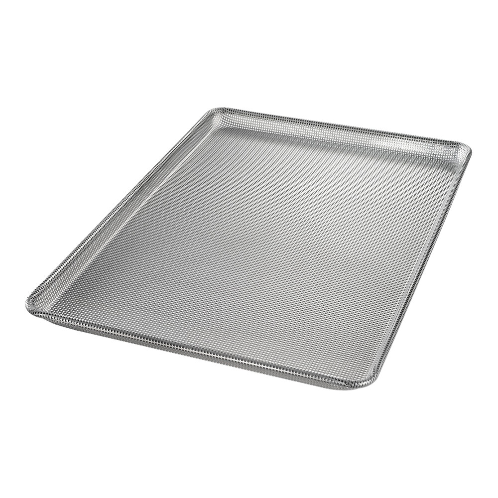 Chicago Metallic 15" x 21" Three-Quarter Size 16 Gauge Glazed Aluminum ...