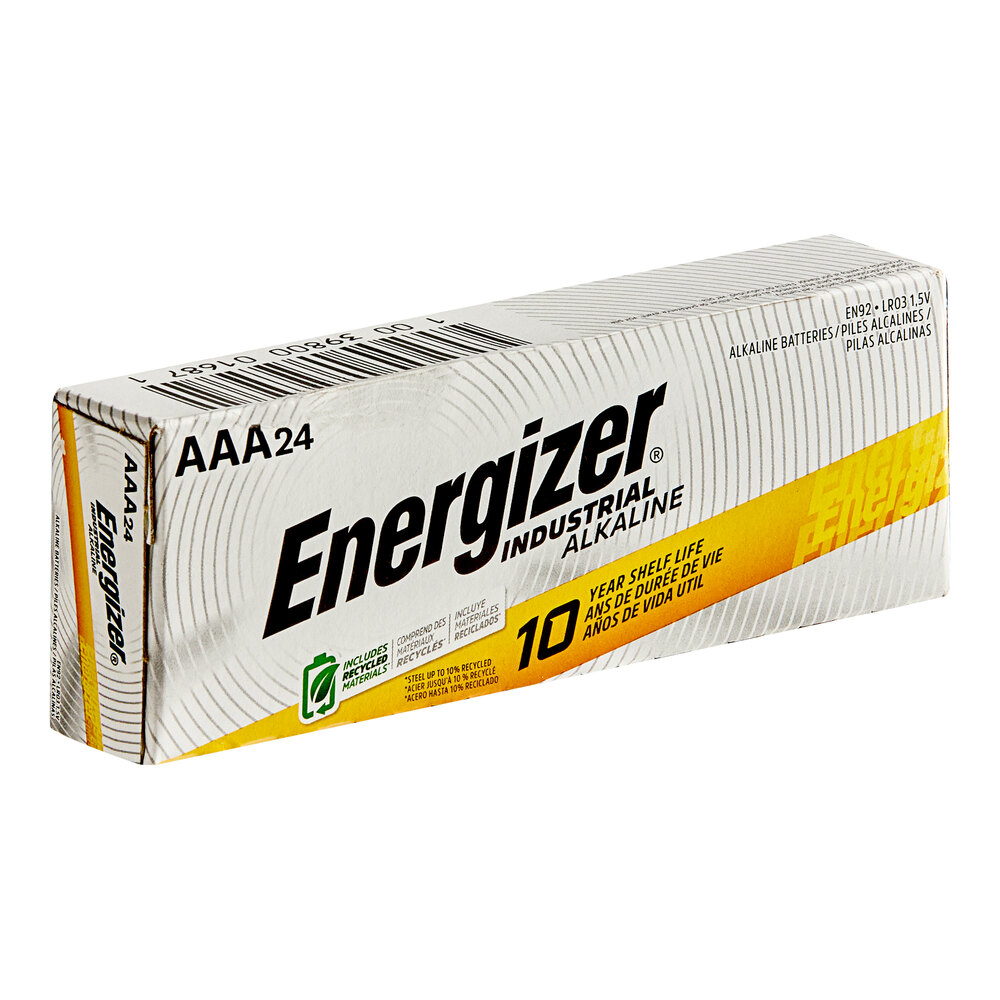 Energizer Industrial AAA 1.5V Alkaline Battery EN92 - 24/Pack