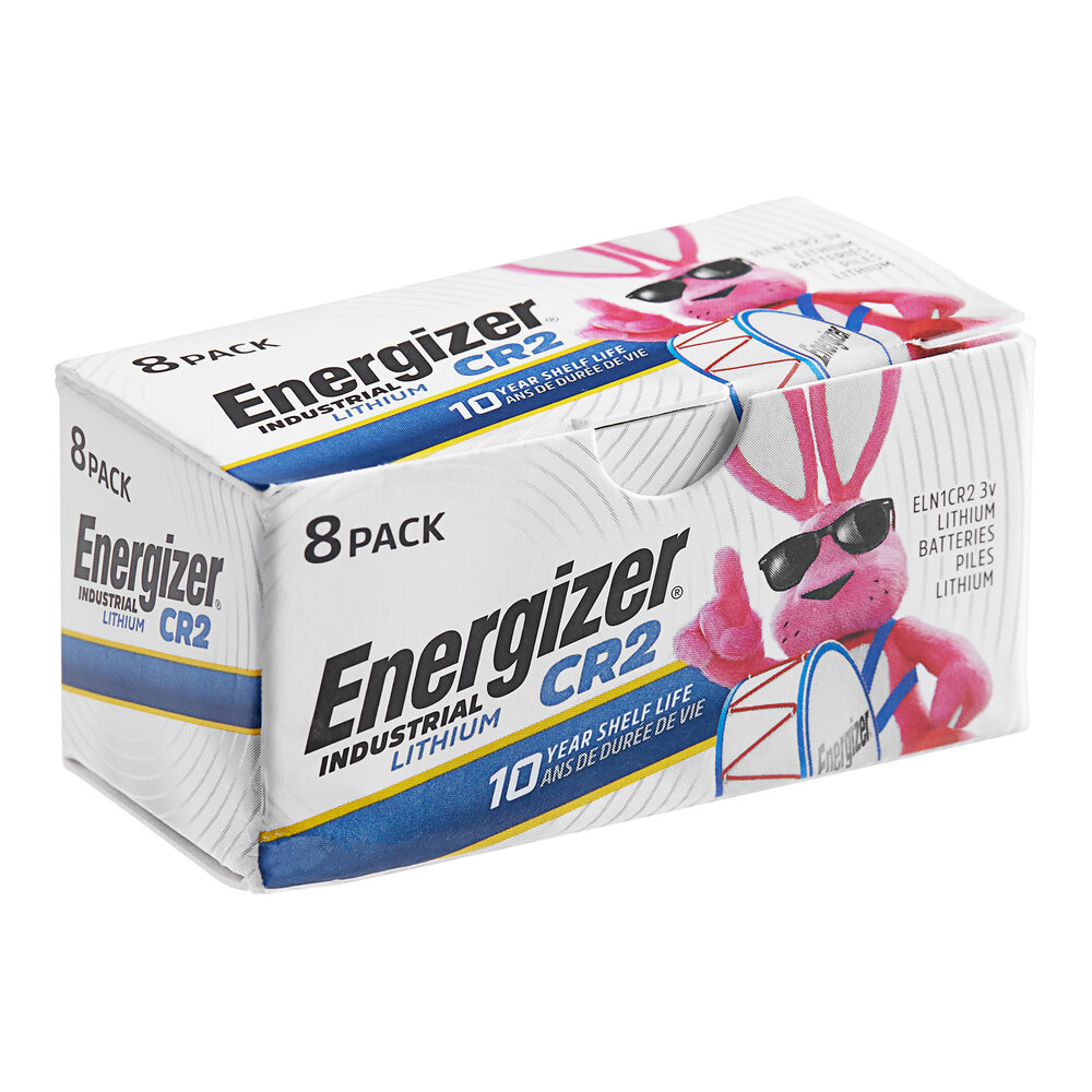 Energizer Industrial CR2 3V Lithium Battery ELN1CR2-8 - 8/Pack