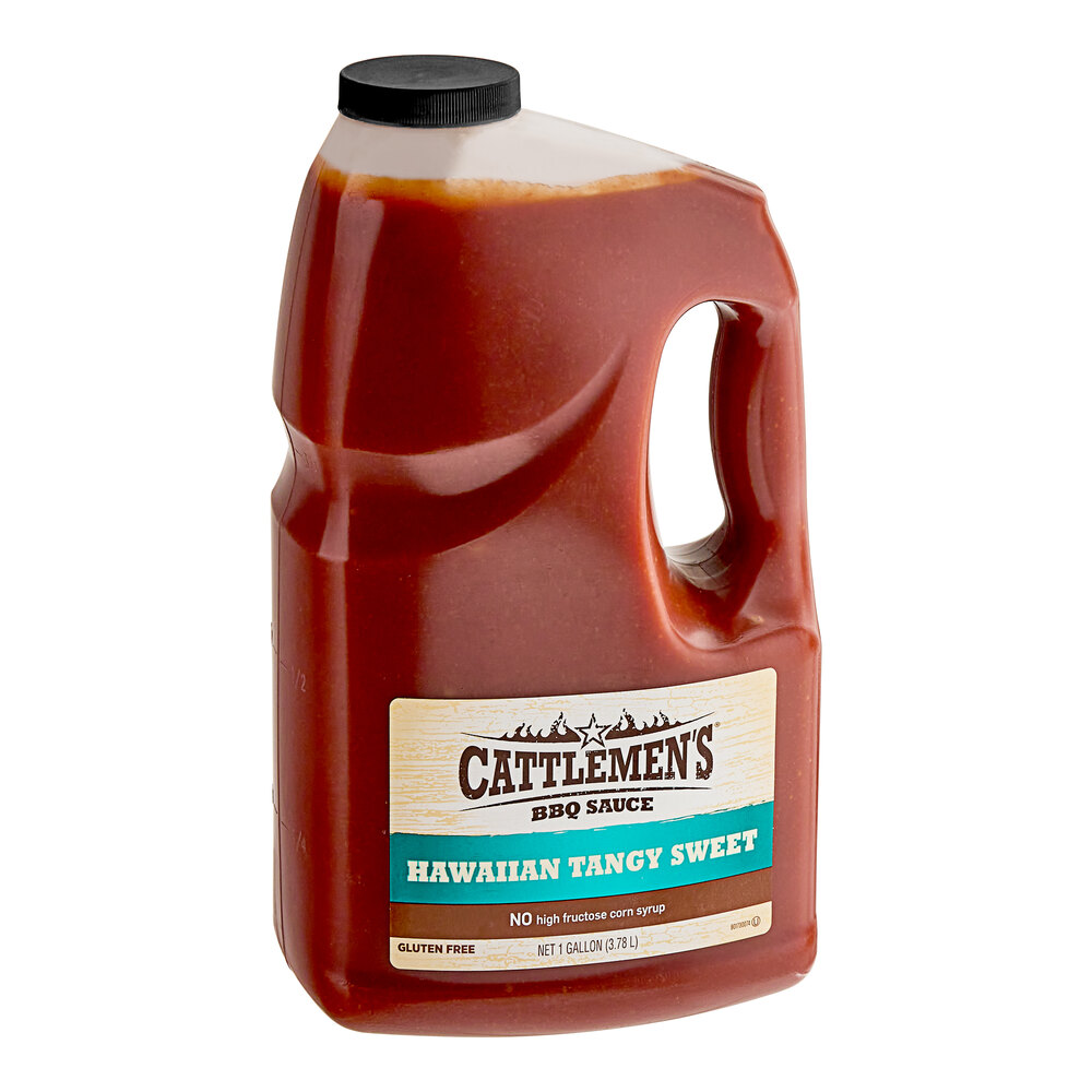 Cattlemen's Hawaiian Tangy Sweet BBQ Sauce 1 Gallon - 4/Case
