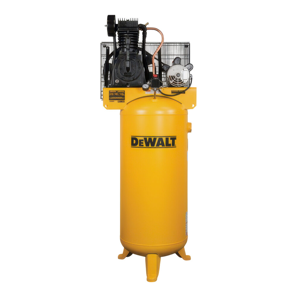 DeWalt 60 Gallon Cast Iron Two-Stage Stationary Vertical Air Compressor ...