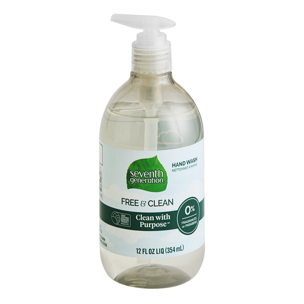 Seventh Generation Free & Clear 10732913229304 12 oz. Liquid Hand Soap ...