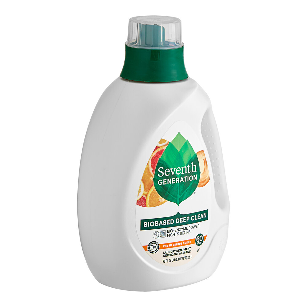 Seventh Generation 10732913450838 90 oz. Citrus Liquid Laundry ...