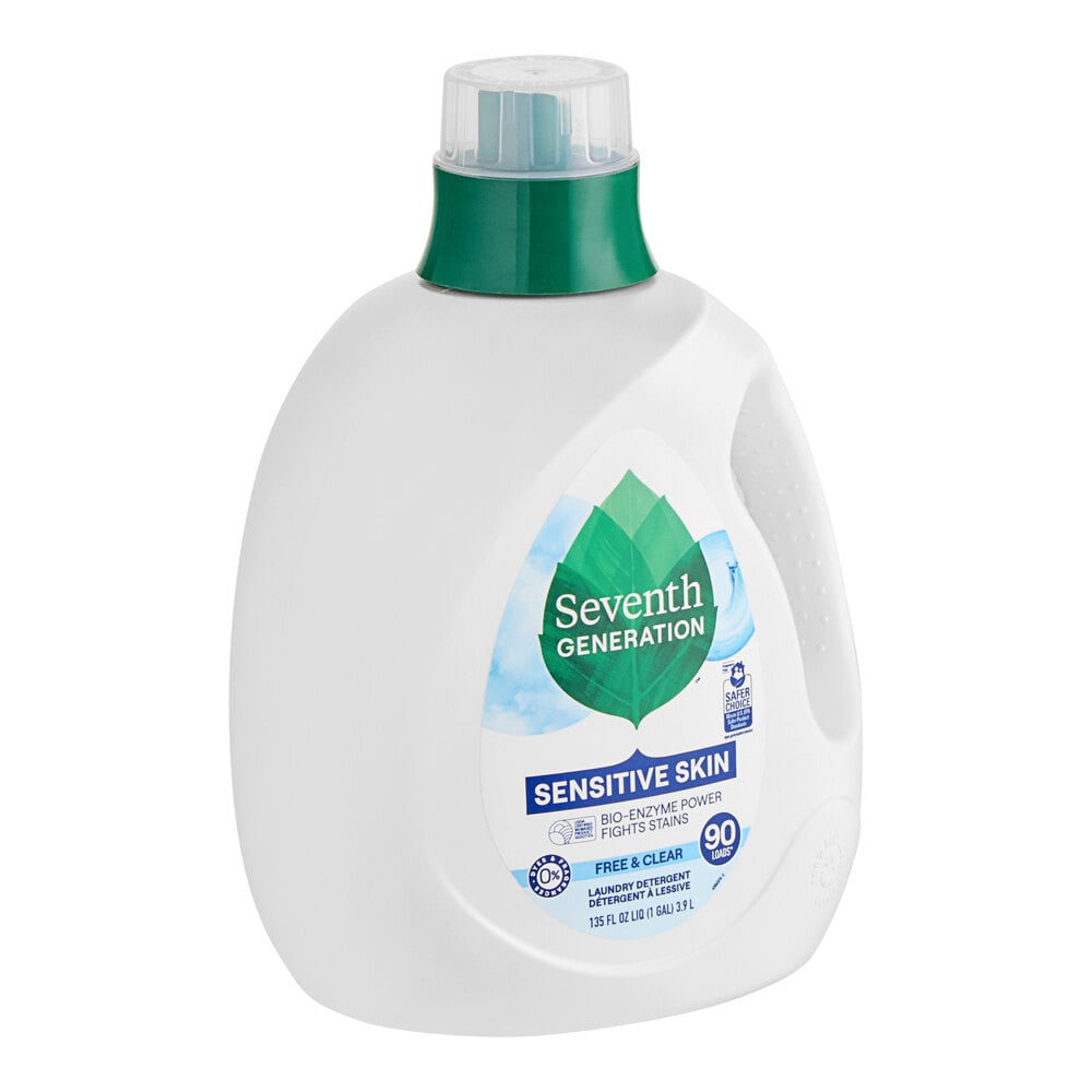 Seventh Generation 10732913450654 135 oz. Free & Clear Liquid Laundry ...