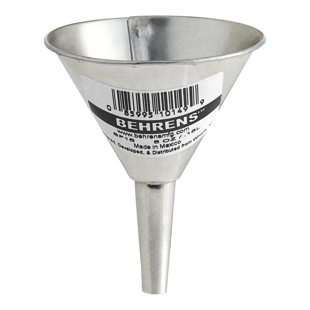 Behrens 0.16 Qt. Tin Funnel BF15
