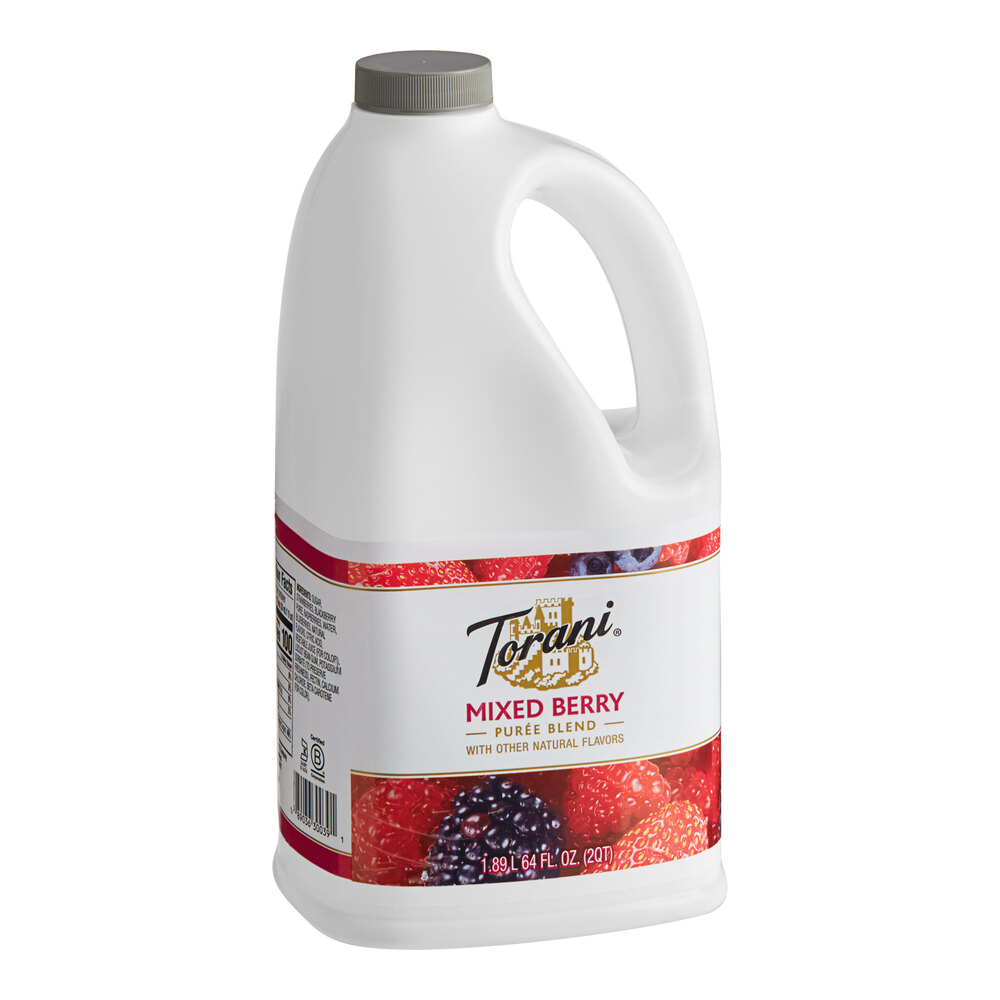 Torani Mixed Berry Puree Blend 64 fl. oz. - 6/Case