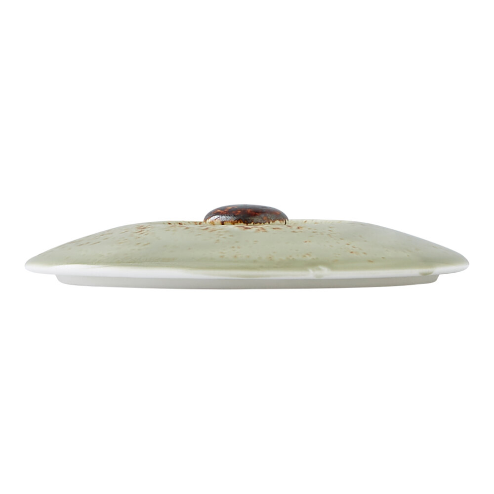 Steelite Performance Craft Lid for 15 oz. Green Soup Bowl Base - 6/Case