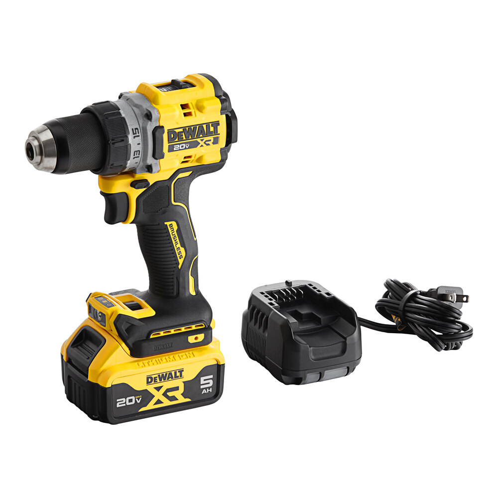 DeWalt 20V MAX XR 1/2" Cordless Brushless Drill Driver Kit with ...