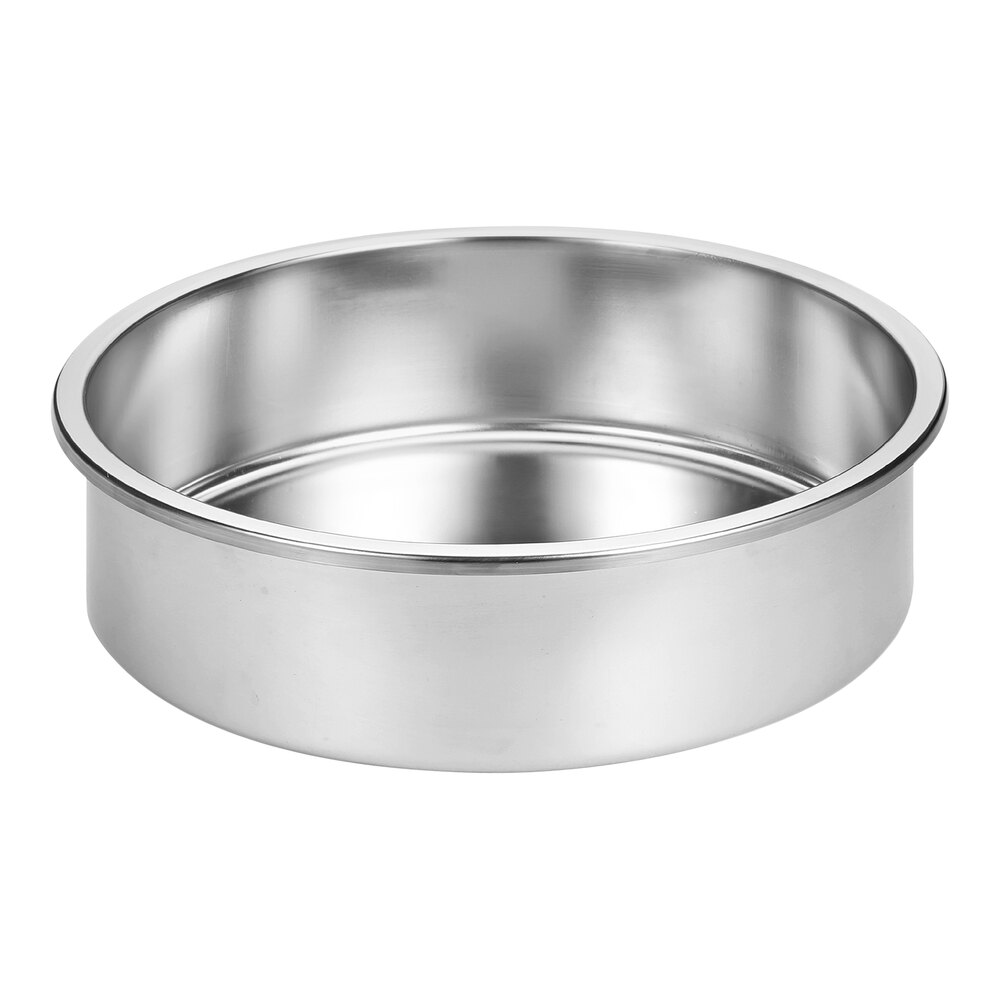 WNK from Steelite International Diva 5.5 Qt. Round Stainless Steel Chafer Food Pan 5370S556