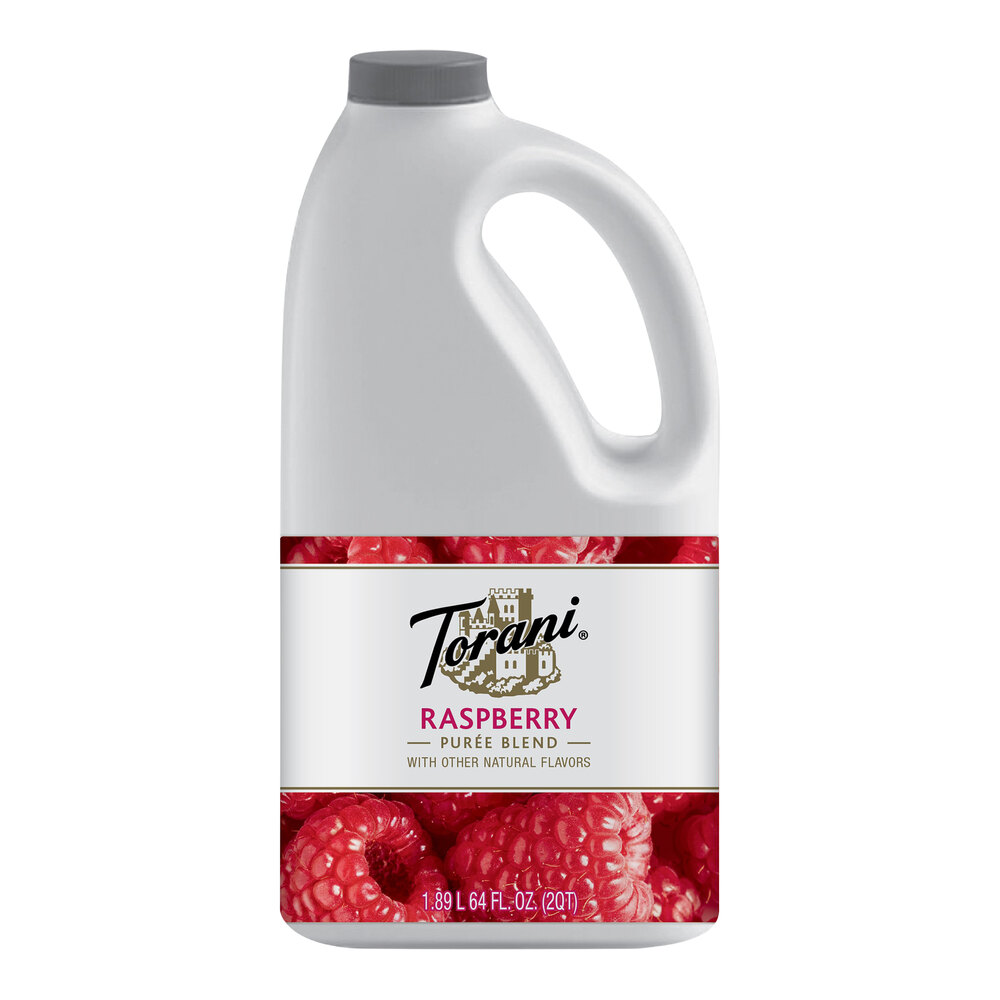 Torani Raspberry Puree Blend 64 fl. oz. - 6/Case
