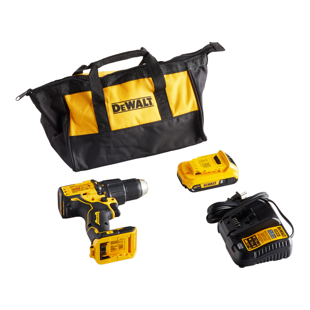DeWalt 20V MAX 1/2" Variable Speed Cordless Brushless Hammer Drill ...