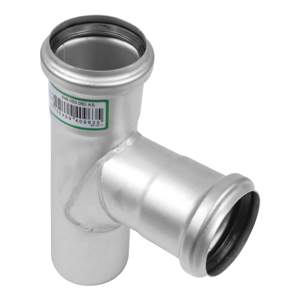 BLUCHER SS2X2-90-316 EuroPipe 2" x 2" Stainless Steel Push-Fit 90 ...