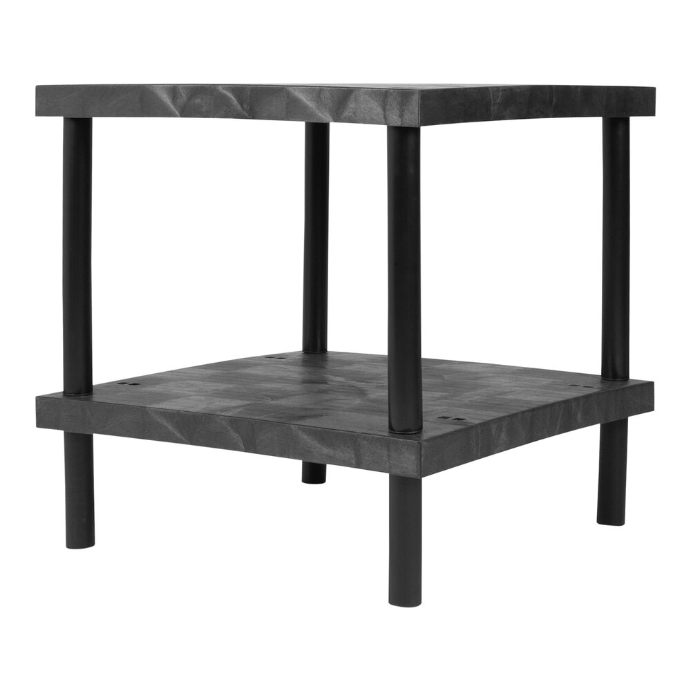 SPC Industrial Work-Bench 36" x 36" x 36" 2-Shelf Solid-Top Workbench ...
