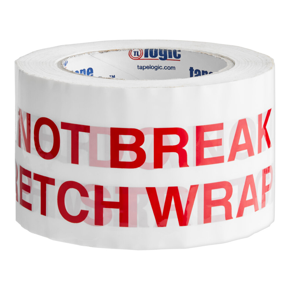 Tape Logic 2" x 110 Yard "Do Not Break Stretch Wrap" Carton Sealing ...