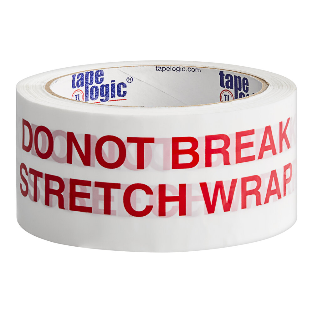 Tape Logic 2" x 55 Yard "Do Not Break Stretch Wrap" Carton Sealing Tape ...