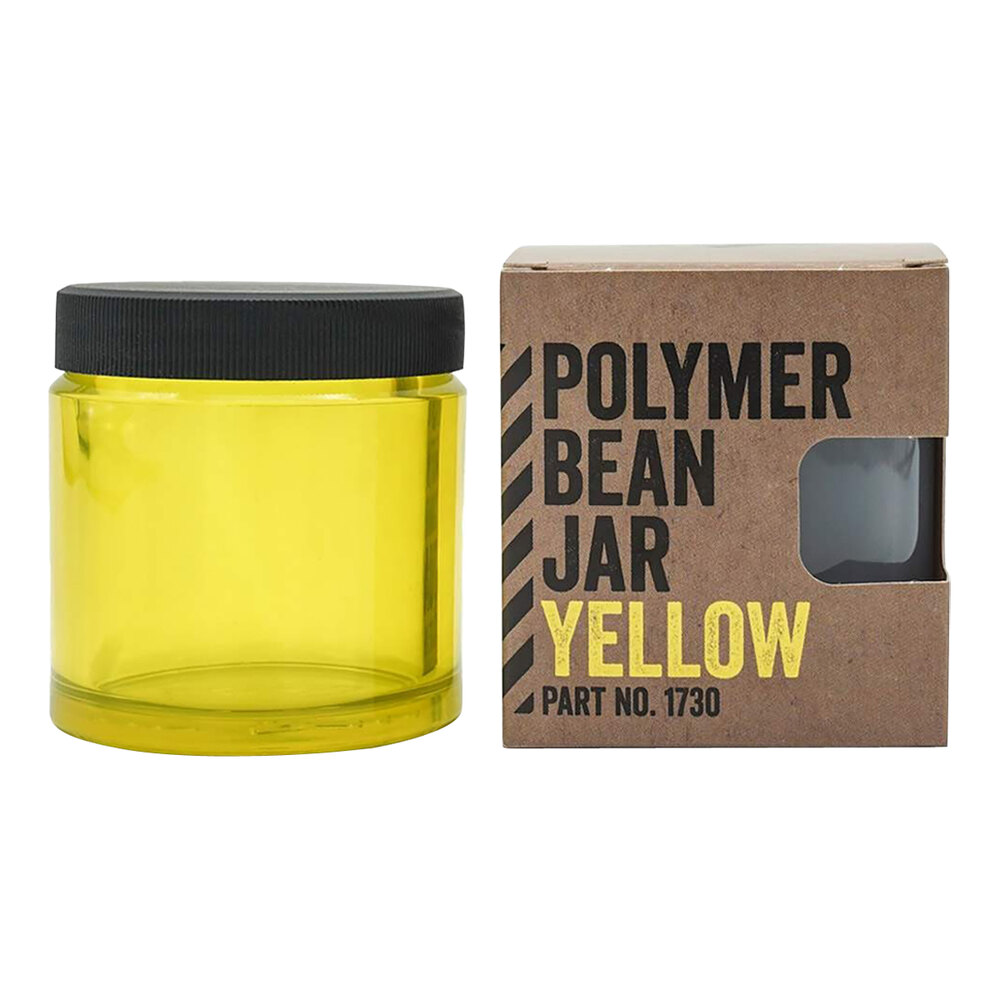 Comandante 1.41 oz. Yellow Polymer Bean Jar with Lid 3546