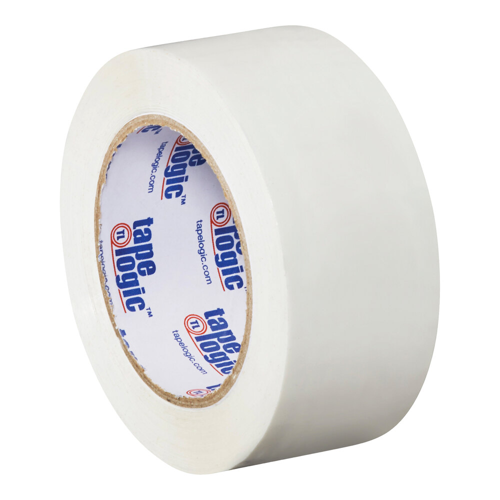 Tape Logic 2" x 110 Yard White Carton Sealing Tape T90222W6PK - 6/Pack