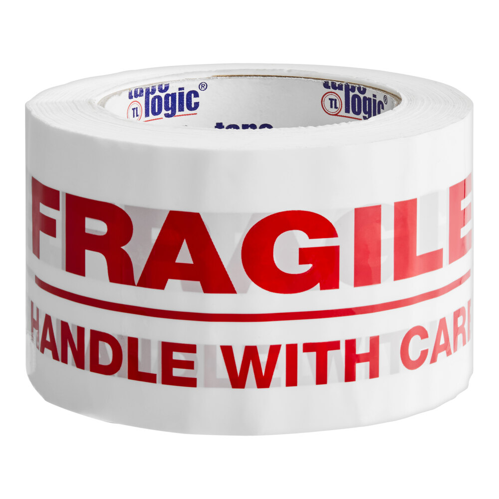Tape Logic 2" x 110 Yard "Fragile / Handle With Care" Carton Sealing ...