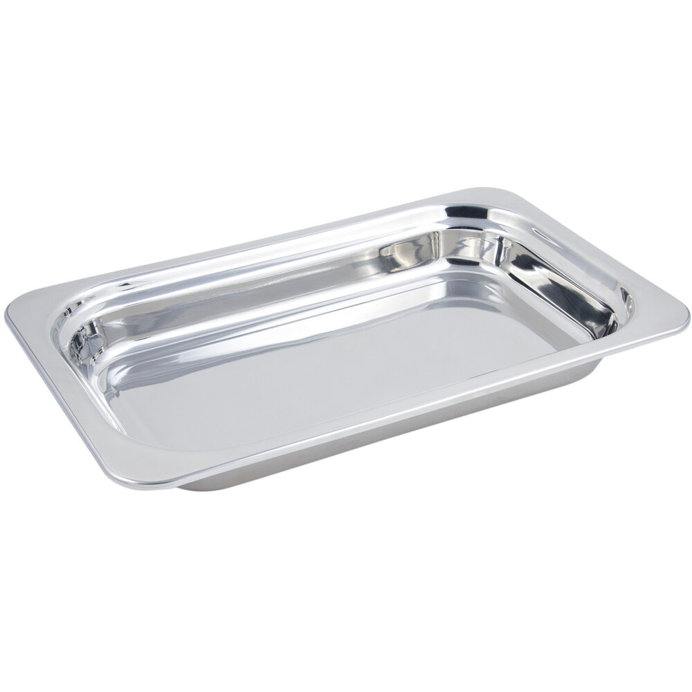 Bon Chef 5208HRSS 22" x 14" x 3" Stainless Steel 9 Qt. Full Size ...