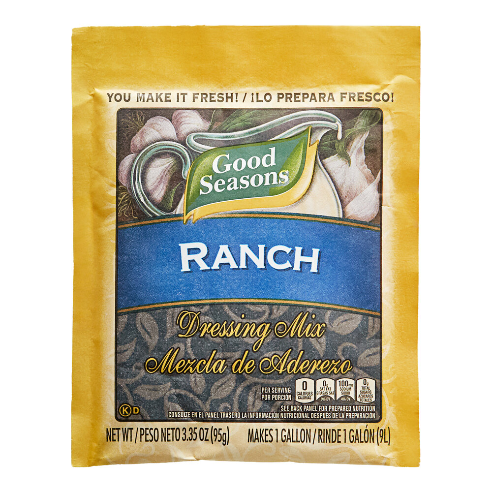 Good Seasons Ranch Dressing Mix 3.35 oz. - 20/Case