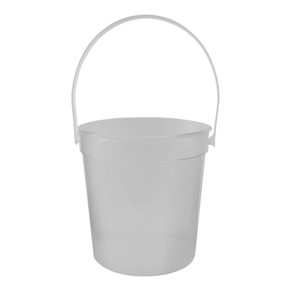 Howw Manufacturing 32 oz. Clear Customizable Plastic Drink Bucket with ...