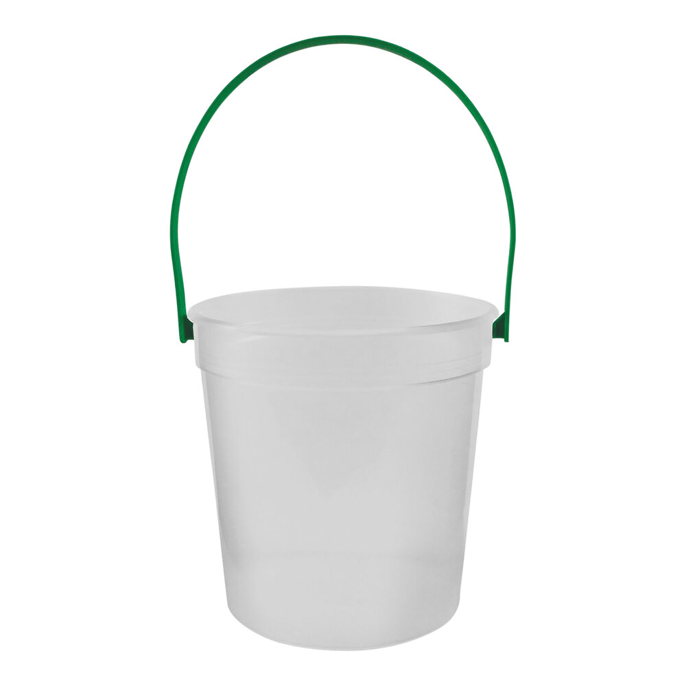 Howw Manufacturing 32 oz. Clear Customizable Plastic Drink Bucket with ...