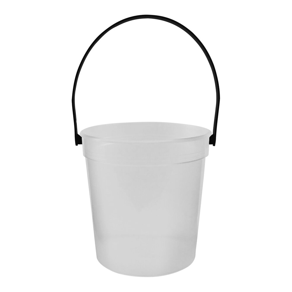 Howw Manufacturing 32 oz. Clear Customizable Plastic Drink Bucket with ...