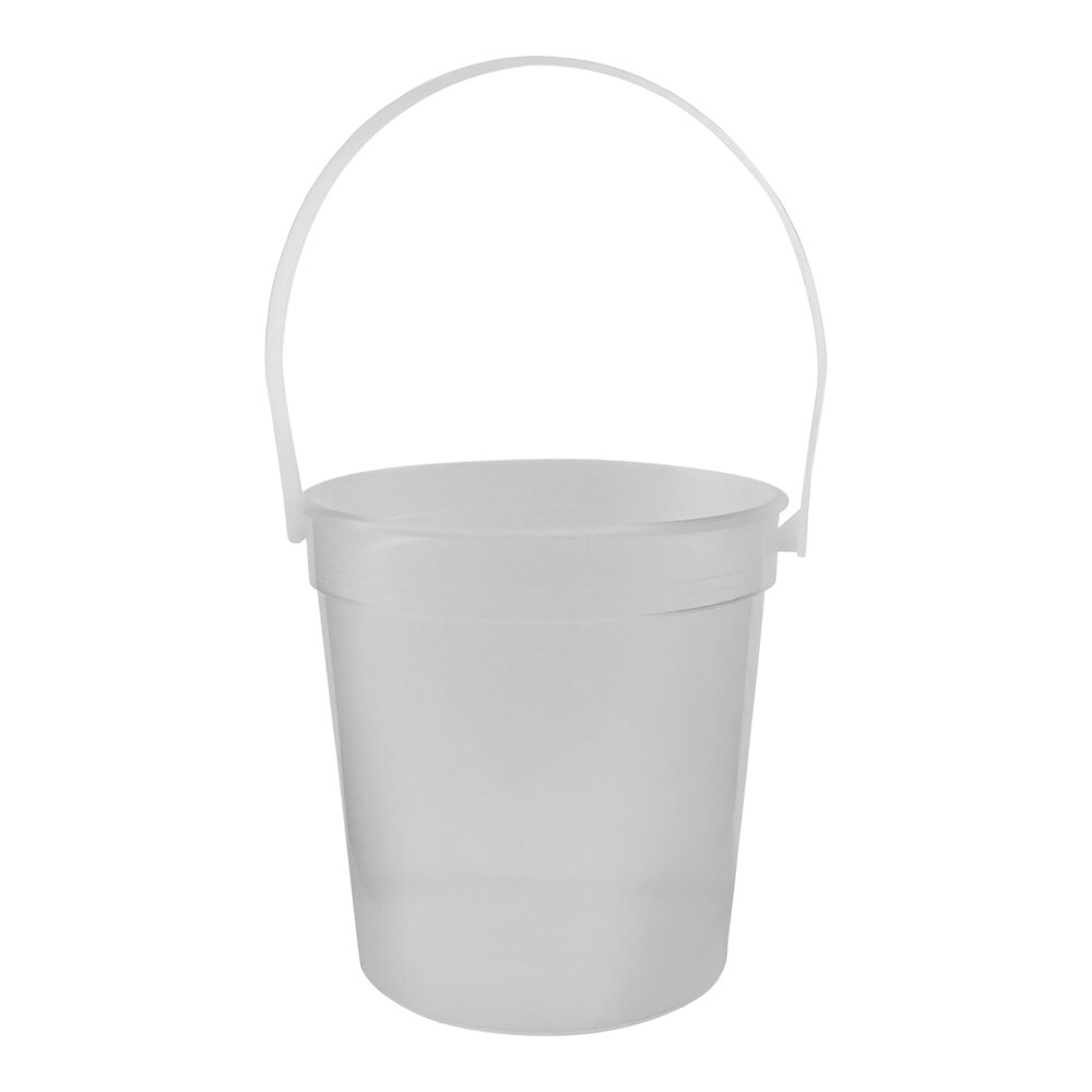 Howw Manufacturing 32 oz. Clear Customizable Plastic Drink Bucket with ...