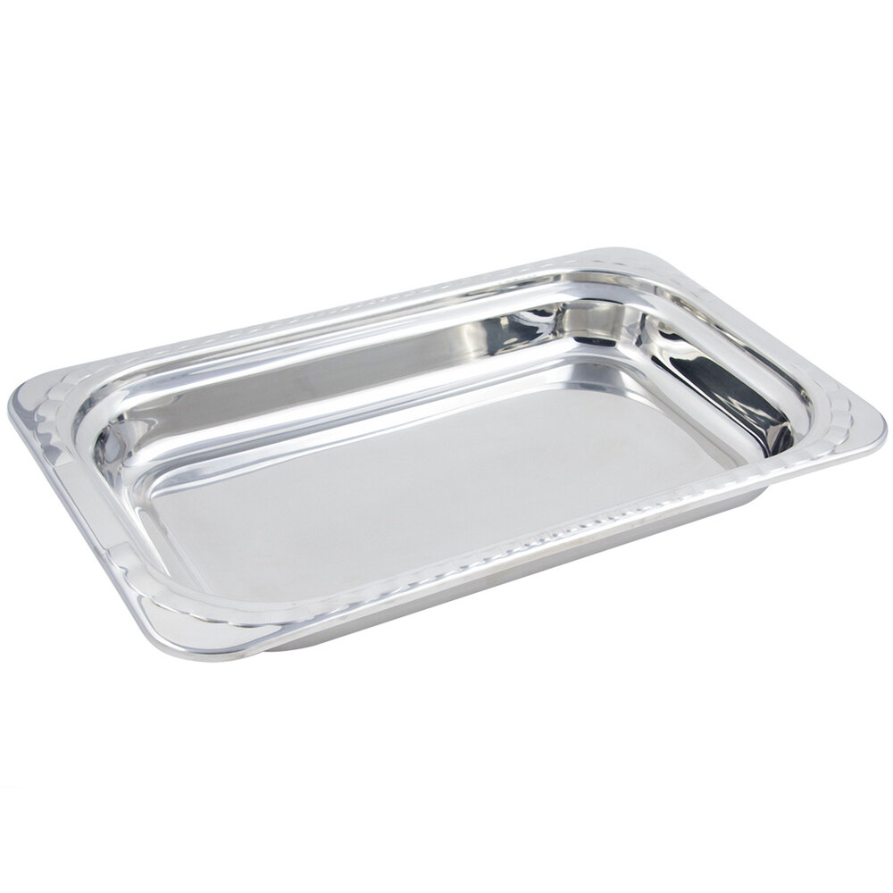 Bon Chef 5608 22" x 14" x 3" Stainless Steel 9 Qt. Full Size ...