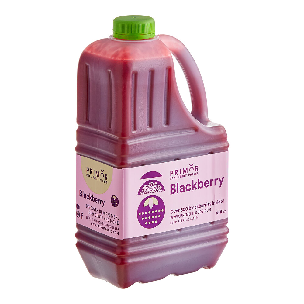 Primor Blackberry Puree 64 fl. oz. - 3/Case