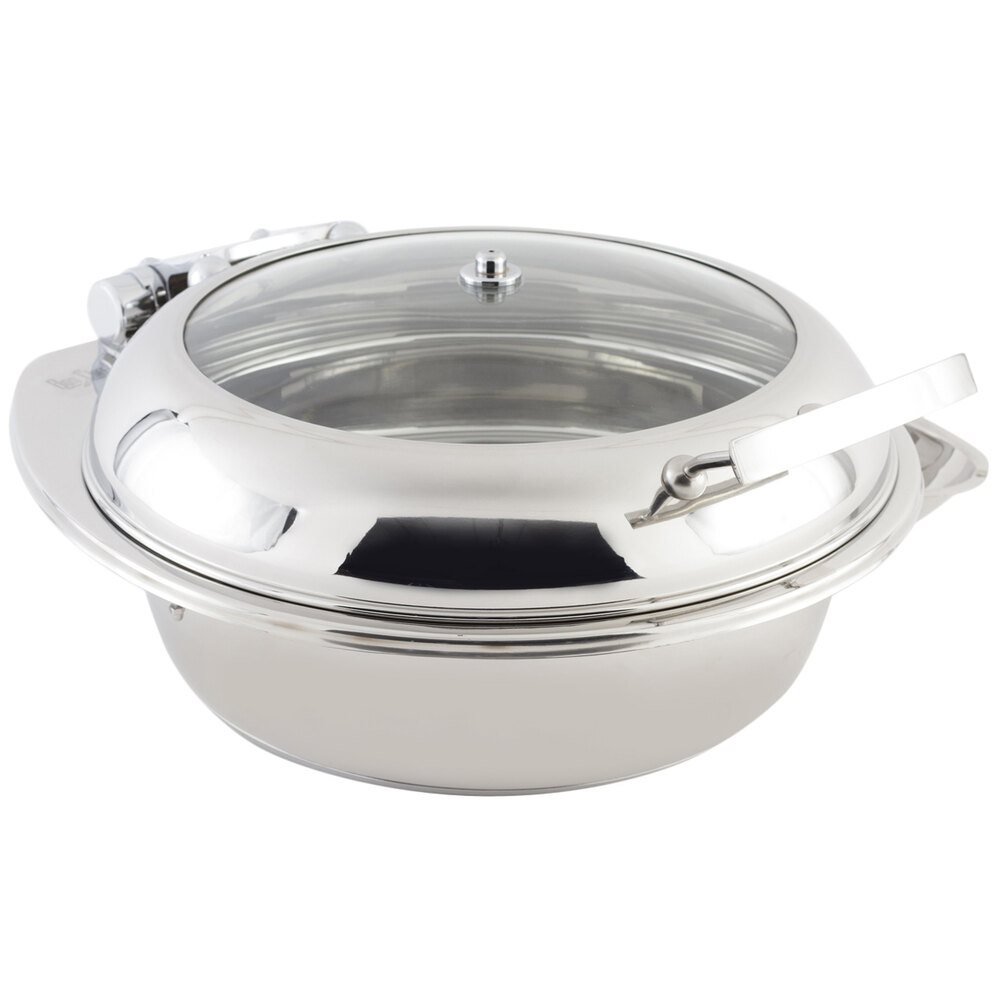 Bon Chef 20300 6 Qt Induction Chafing Dish With Glass Lid