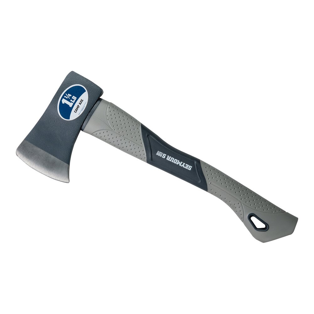 Seymour Midwest S400 Jobsite 1.25 lb. Camp Axe with 16" Fiberglass ...