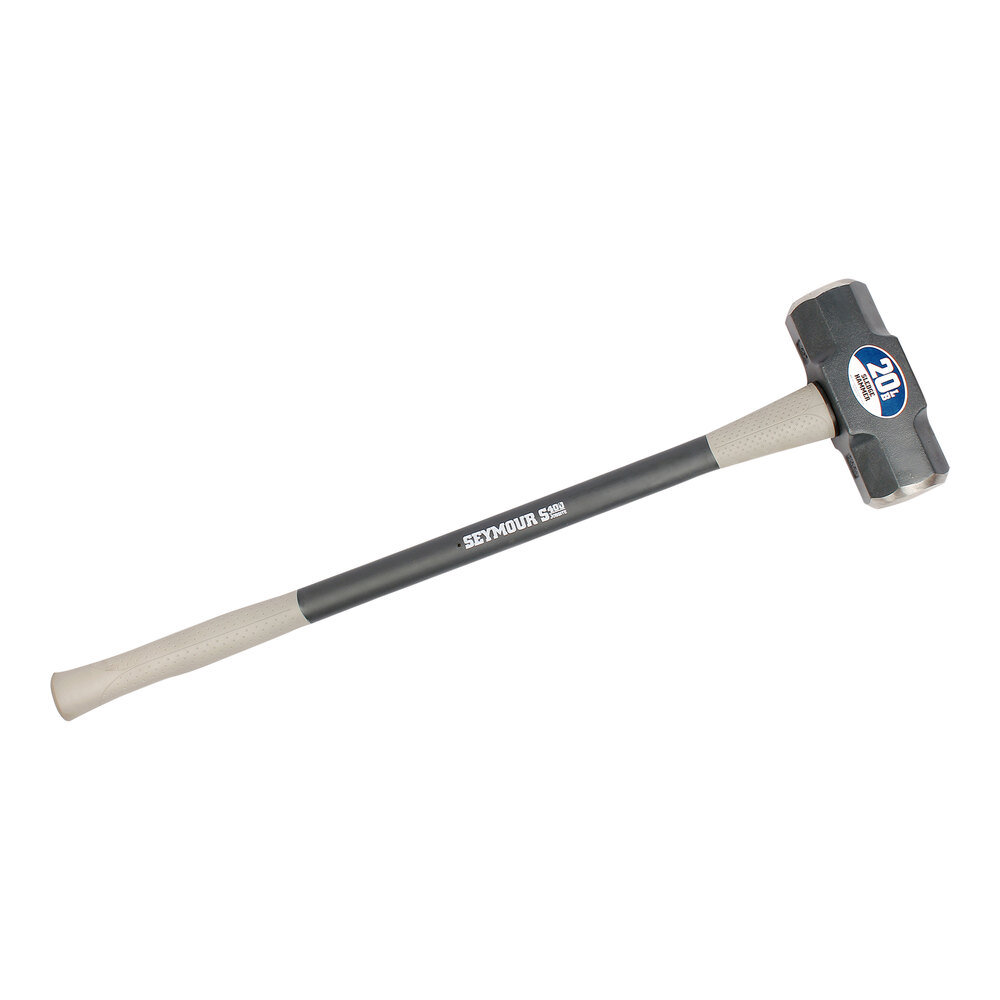 Seymour Midwest S400 Jobsite 20 lb. Sledge Hammer with 36" Fiberglass ...