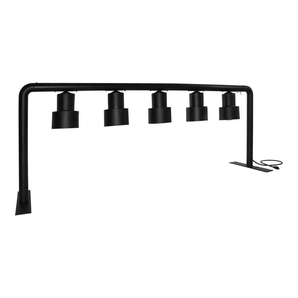 Hanson Heat Lamps 5-FS-200-BK-FT-120V 68 1/2" x 26" 200-Style 5-Bulb ...