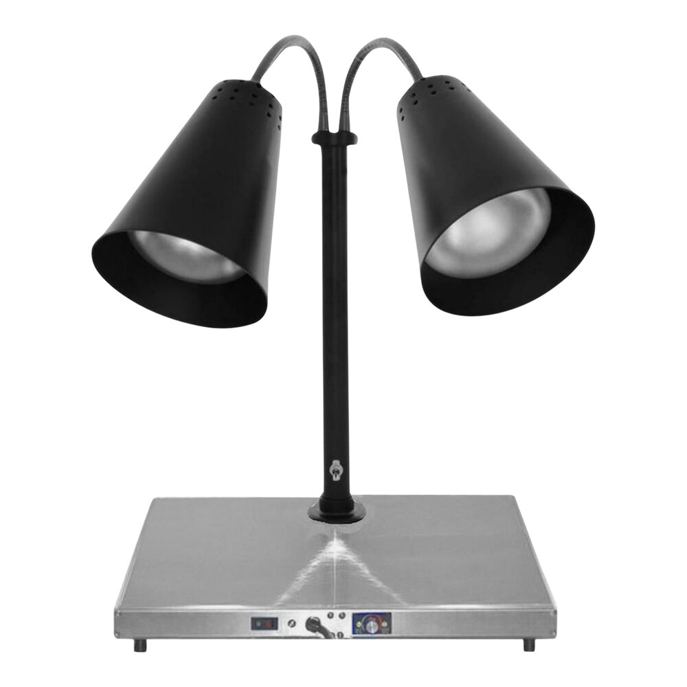 Hanson Heat Lamps DLM-900-HB-2024-ST-BK-120V Streamline Carving Station ...
