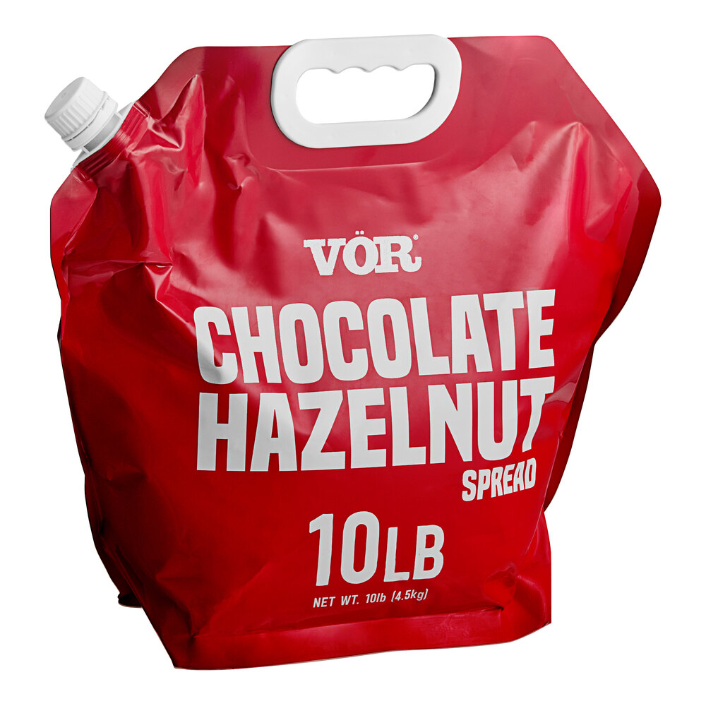 Vor Vegan Chocolate Hazelnut Butter 10 lb. Pouch - 4/Case
