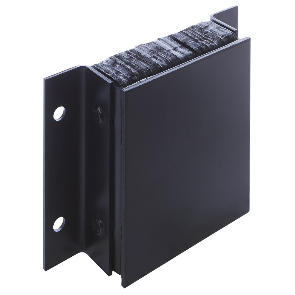 Ideal Warehouse 16" x 4" x 12" Vertical Steel-Faced Dock Bumper with 2 ...