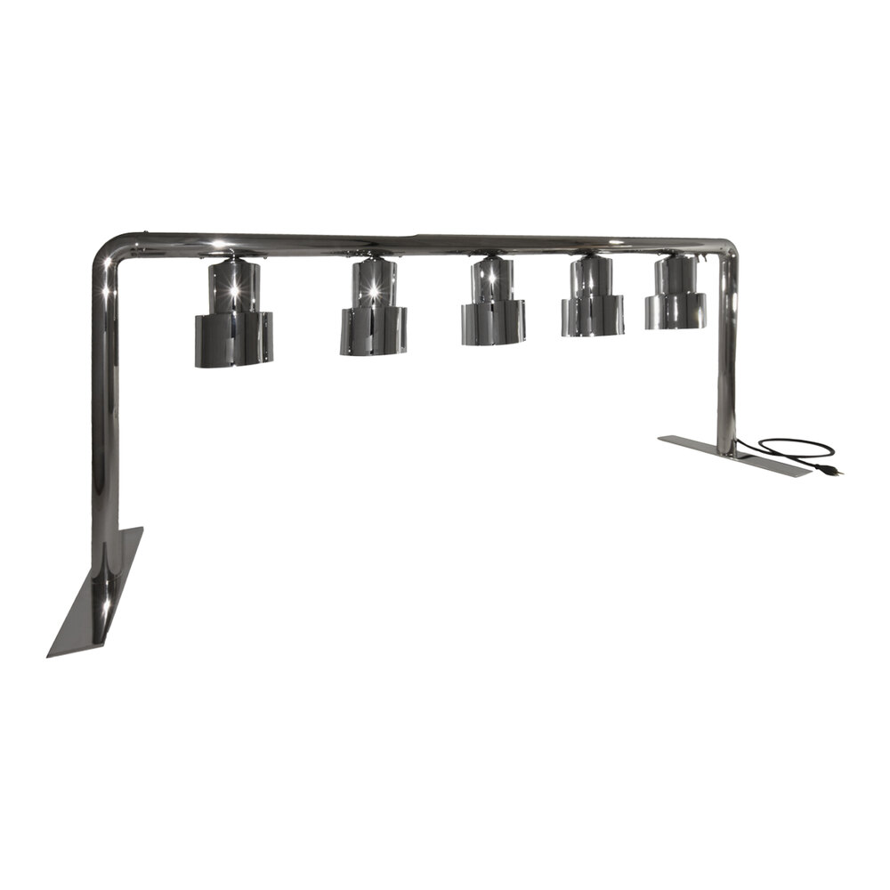 Hanson Heat Lamps 5-FS-200-CH-FT-120V 68 1/2" x 26" 200-Style 5-Bulb ...