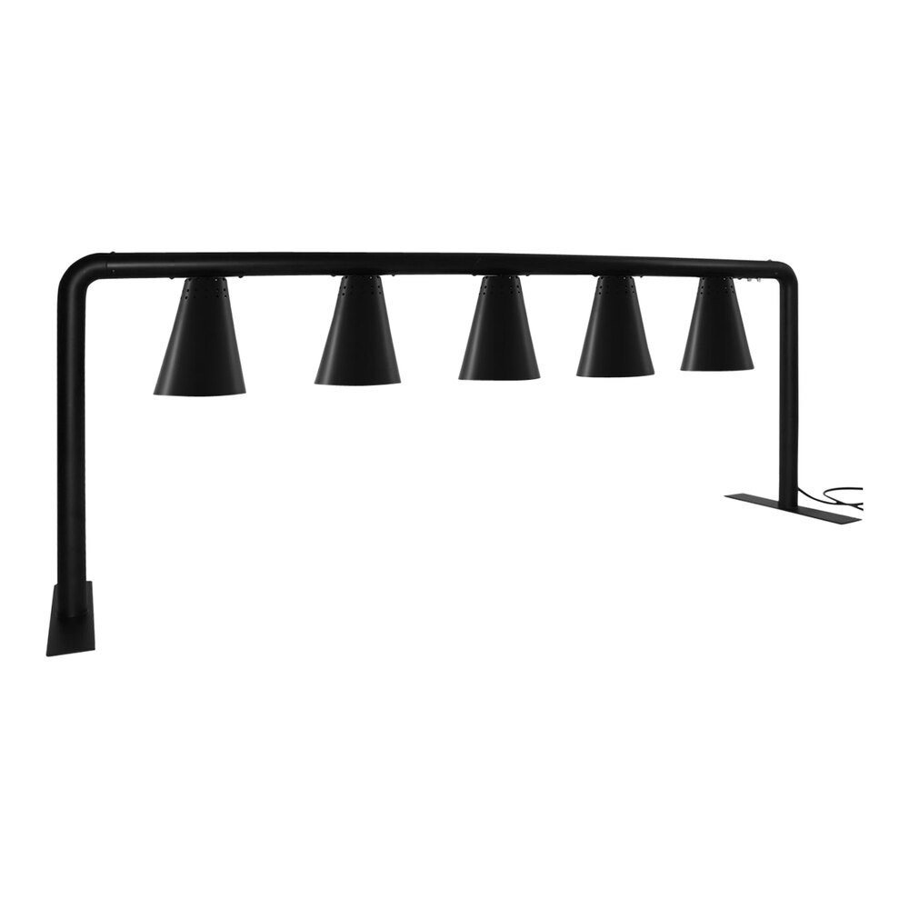 Hanson Heat Lamps 5-FS-900-BK-FT-120V 68 1/2" x 26" 900-Style 5-Bulb ...
