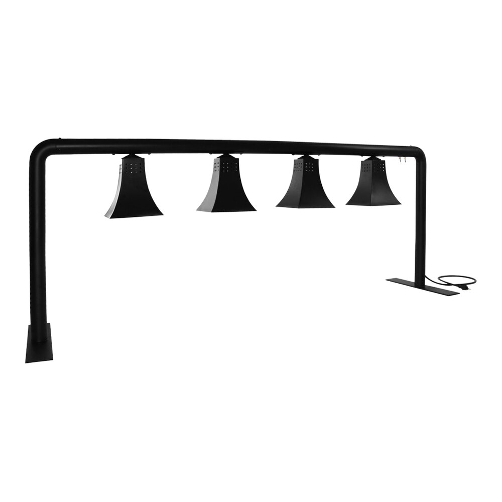Hanson Heat Lamps 4-FS-500-BK-FT-120V 68 1/2" x 26" 500-Style 4-Bulb ...