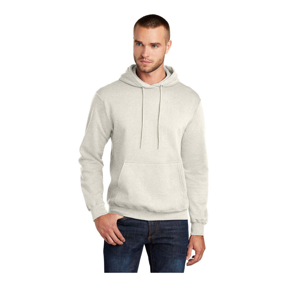 Port & Company PC78H Unisex Customizable Oatmeal Heather Core Fleece ...