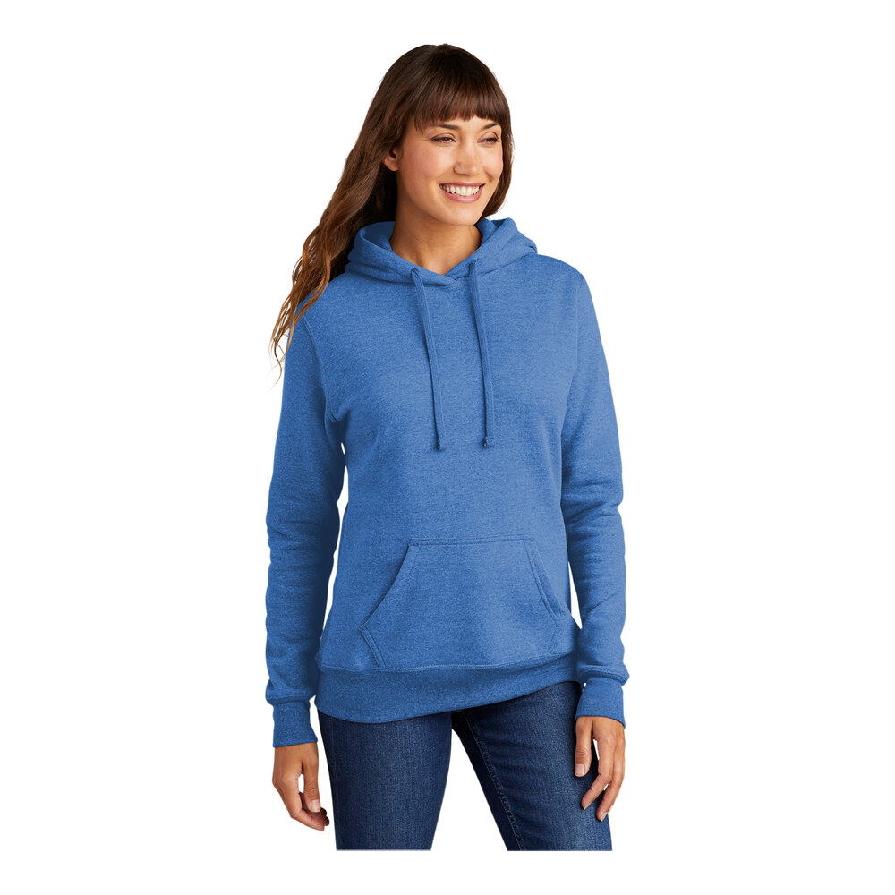 Port & Company LPC78H Women's Customizable Heather Royal Core Fleece ...