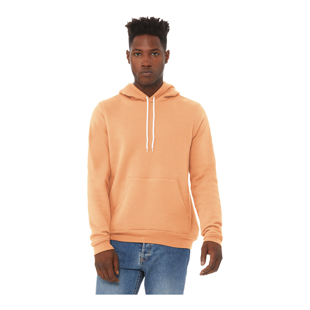 Bella + Canvas BC3719 Unisex Customizable Peach Sponge Fleece Pullover ...