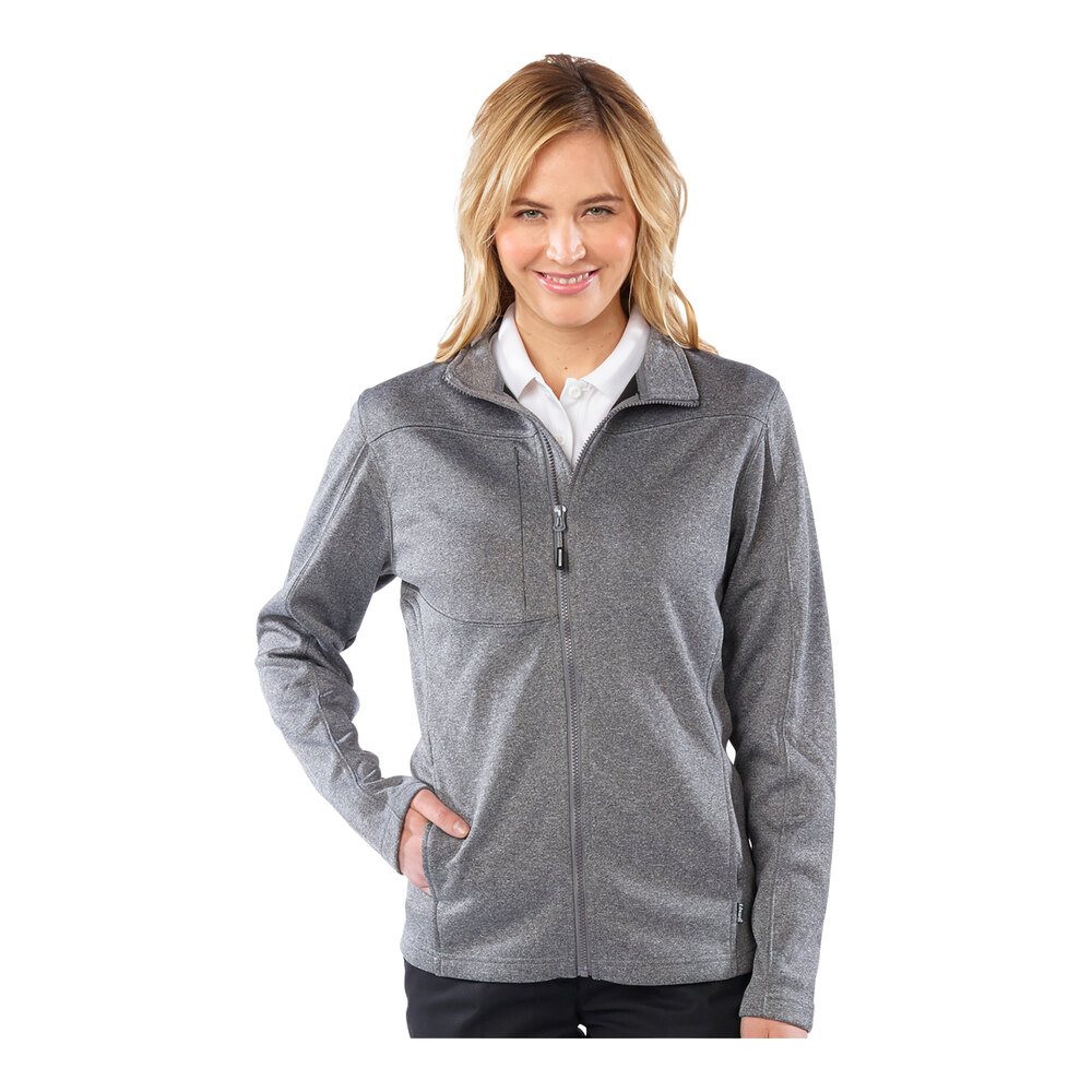 Edwards 6440 Women's Customizable Gray Heather / Black Performance Tek ...